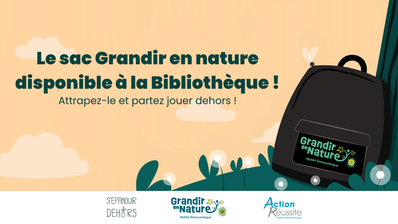 Le sac à dos Grandir en nature est maintenant disponible à l’emprunt à ...
